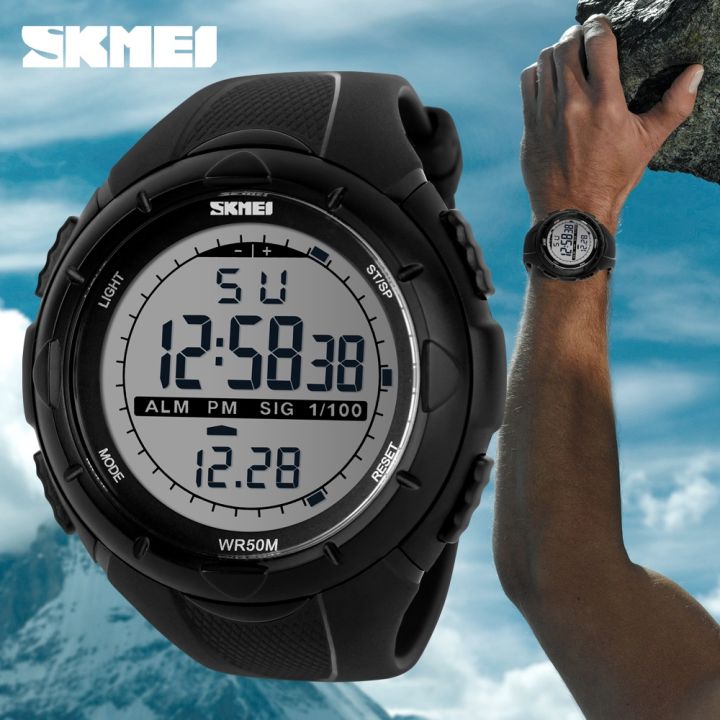 {Miracle Watch Store} Men Sports Watches 50m Waterproof SKMEI Brand LED ...