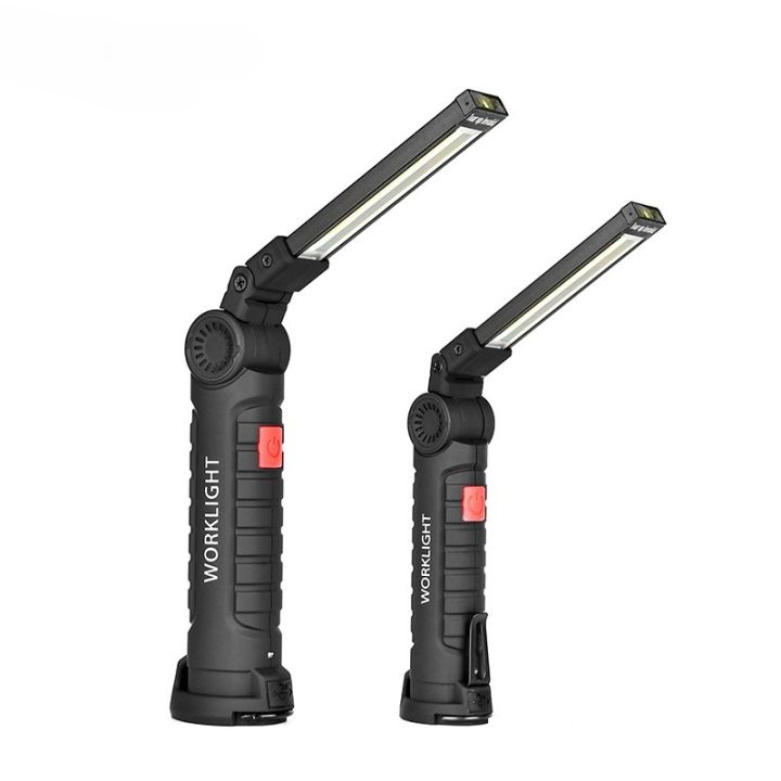 Charging Emergency Folding Flashlight Car Repair Light With Magnet ...