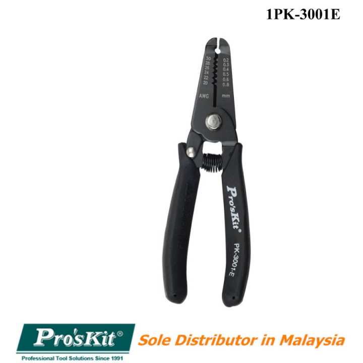 Pro'sKit 1PK-3001E Precision Wire Stripper With Conductive Handle | Lazada