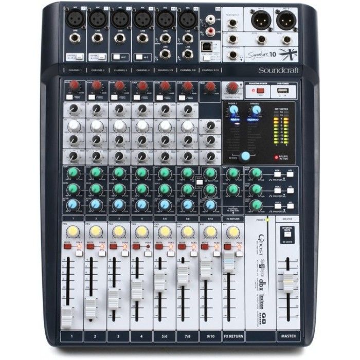 SOUNDCRAFT SIGNATURE 10 / SIGNATURE10 / SIGNATURE-10 MIXER ORIGINAL ...