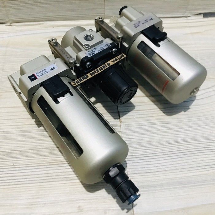 AIR FILTER REGULATOR LUBRICATOR SMC AC40-04D DRAT 1/2" | Lazada Indonesia