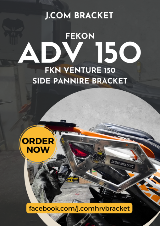 FEKON V-ADV 150/ FKN VENTURE 150 (side pannier bracket only) BY J.COM ...