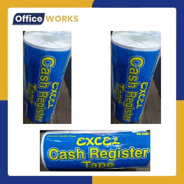 Excel Cash Register Tape 4rolls 38mm | Lazada PH