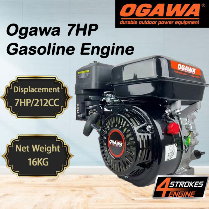 [Original ]OGAWA Gasoline 7HP Petrol Engine 4 Stroke 19mm Pin Type ...