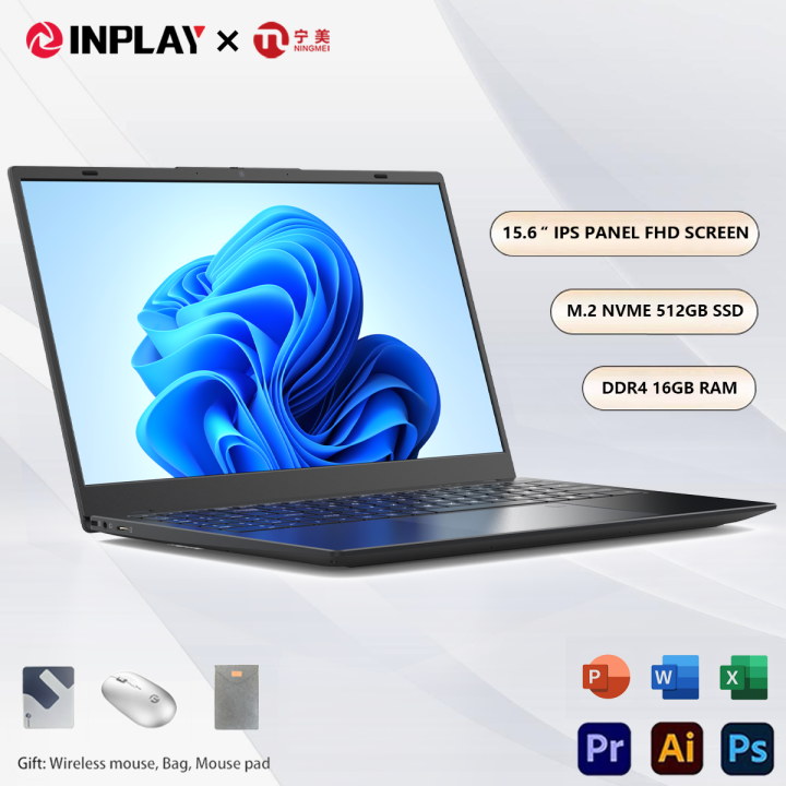 NingMei NL100P 15.6" Laptop Intel 11th Gen / DDR4 16GB / M.2 512GB SSD ...