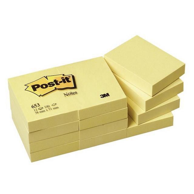 STICKY NOTES 3M POST IT 653 40 X 50 MM MEMO TEMPEL STIK NOTE MEMOPAD 40 ...
