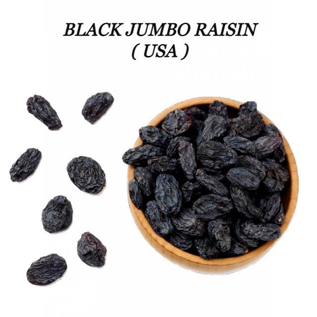 ( 500g | 1000g ) BLACK JUMBO RAISIN ( USA ) / KISMIS HITAM JUMBO | Lazada