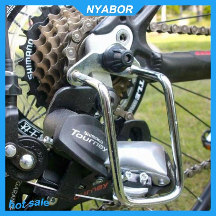 NYABOR ตัวป้องกันโซ่สำหรับจักรยานเสือภูเขาโครงเหล็กที่แขวนหลังจักรยาน ...