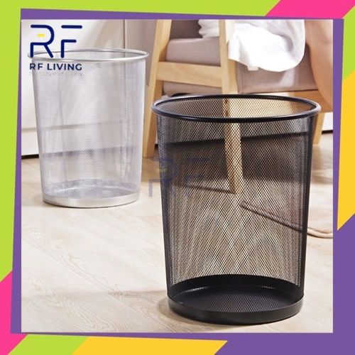 RF Living Metal Wire Mesh Rubbish Bin "M" Size & "L" Size Waste Dustbin ...