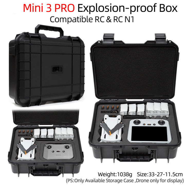 New for DJI Mini 3 Mini 4 Pro explosion-proof Box Storage Box Drone Accessories | Lazada PH
