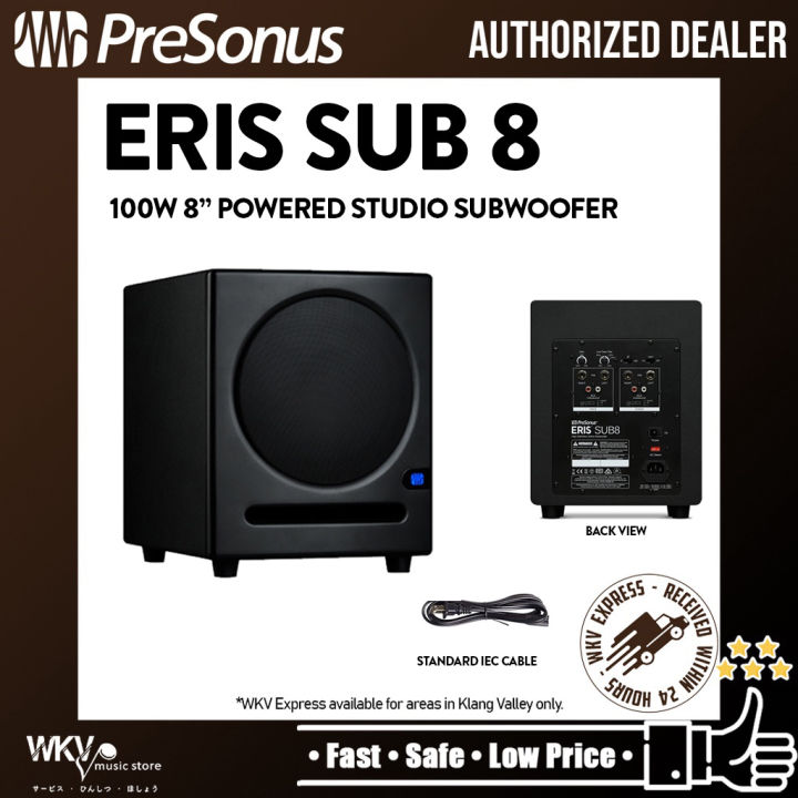 PreSonus Eris Sub 8 8-inch Powered Studio Subwoofer | Lazada