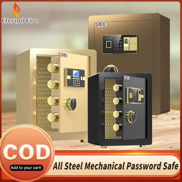 ETERNAL FIRE [3 Year Warranty] Safe Box Mechanical New Luxury Fashion ...