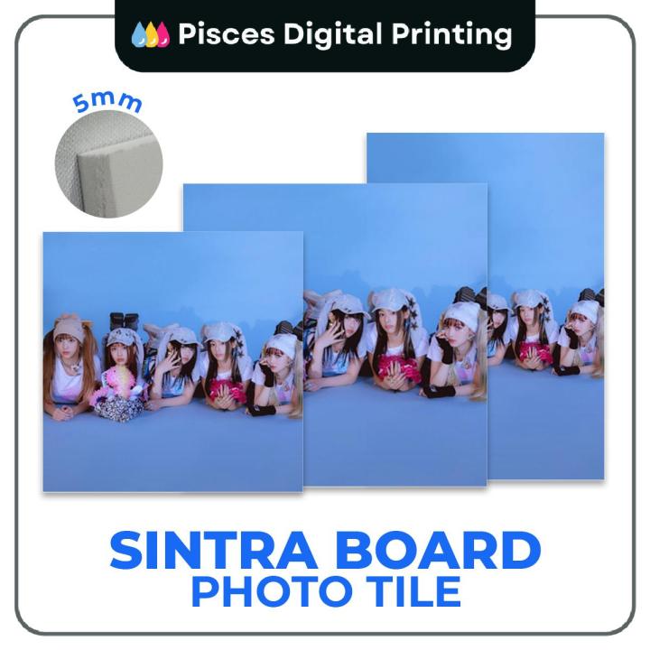 [PDP] Personalized Sintra Board Photo Tile 5MM Thickness, Laminated ...