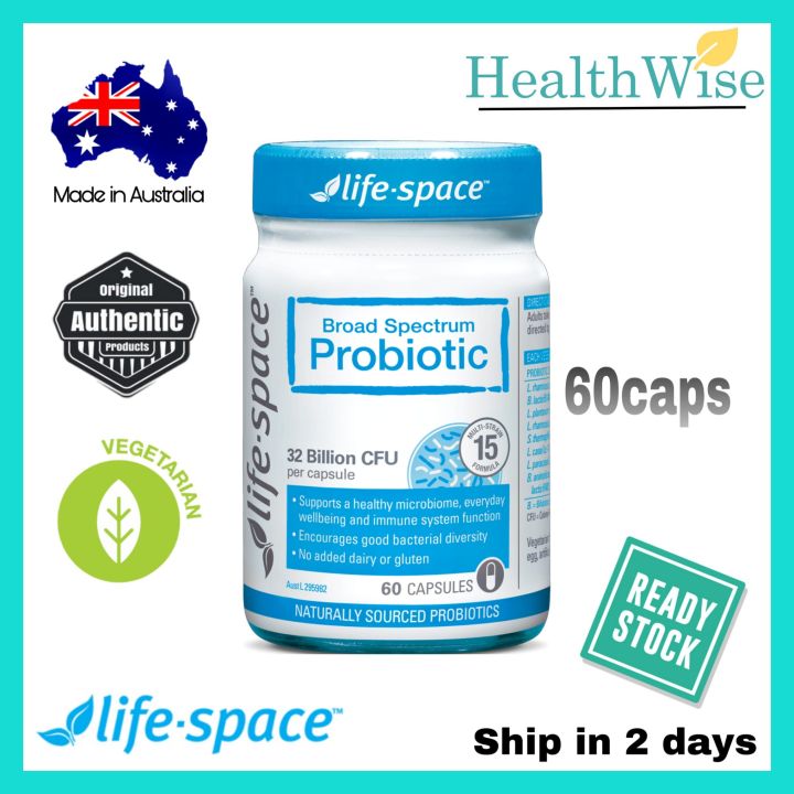[Made in Australia] Life Space Broad Spectrum Probiotic Adult Capsules ...
