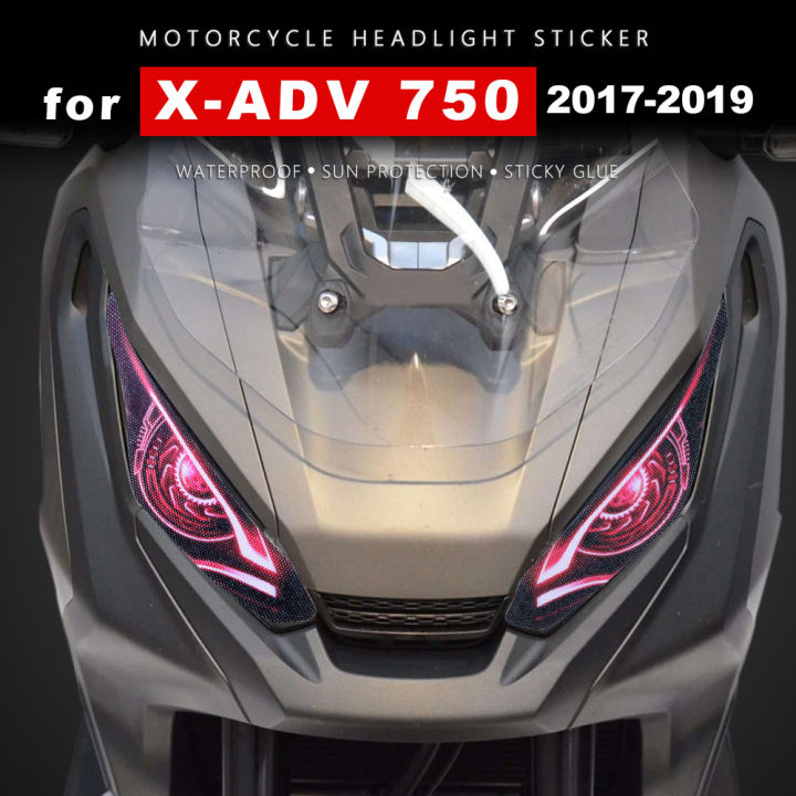 Headlight Sticker Waterproof Motorcycle Decals PVC Stickers for Honda X ...