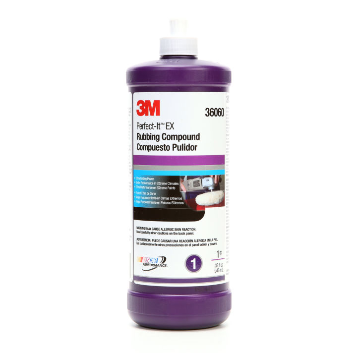 3M 36060 Perfect-It EX Rubbing Compound น้ำยาขัดลบรอยกระดาษทรายเบอร์ละเอียด #1 | Lazada.co.th