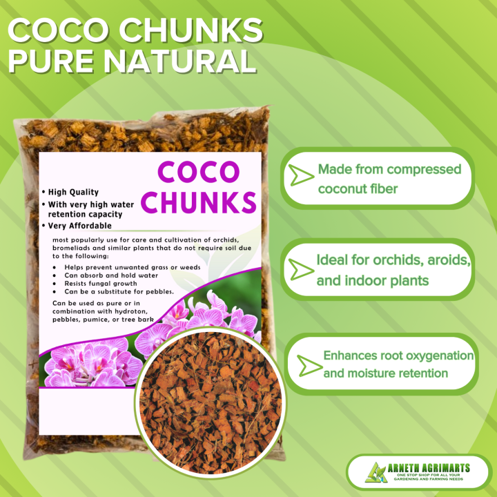 COCO CHUNKS 1 PACK PURE NATURAL COCO CHIP, CHUNK OR CUBE coco chips for ...