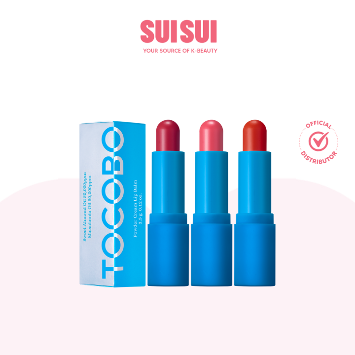TOCOBO Powder Cream Lip Balm 3.5g [Lipstick | Lip Tint] | Lazada PH
