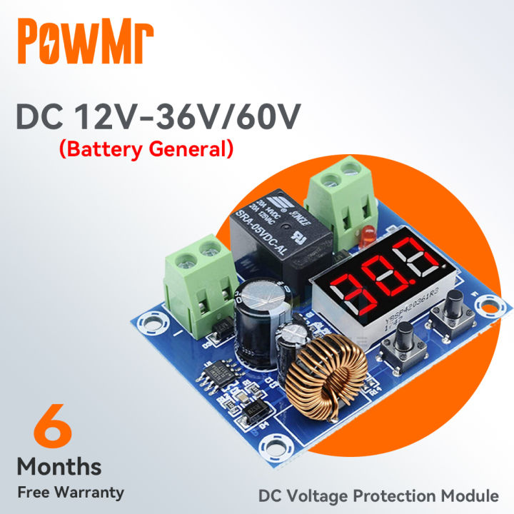 PowMr Low Full Cut Per Voltage Range DC 12-60V Battery Protection ...