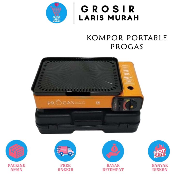 GLM - Kompor Gas Portable Mini Panggangan Barbeque / Progas Kompor ...
