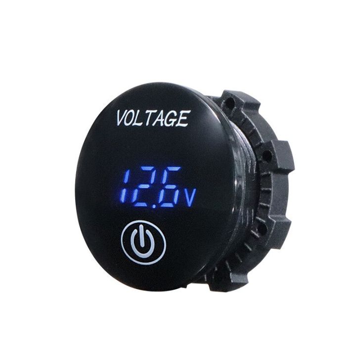 Car Motorcycle DC 5 V-48 V LED Panel Digital Voltage Meter Battery ...