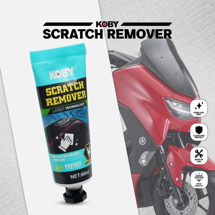 KOBY SCRATCH REMOVER 4T PROTECTION 60ML UNIVERSAL WAX REMOVER CLEANER ...