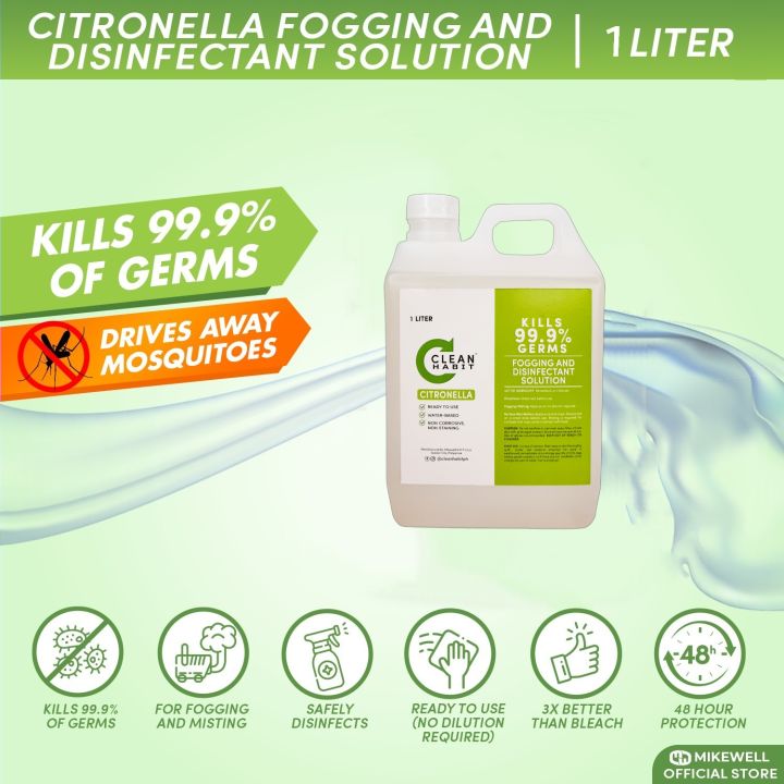 Clean Habit Back to Zero FOGGING and DISINFECTANT Solution - ( 1 Liters ...