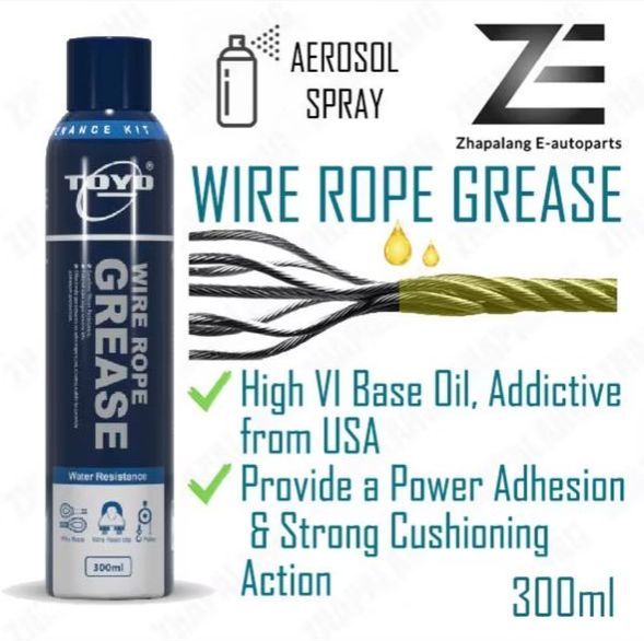 Toyo Wire Rope Grease Spray 300ml For All Kinds of Wire & Ropes | Lazada