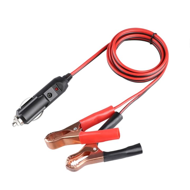 12V Automotive Electrical Clip-on Cable Car Battery to Car Power ...