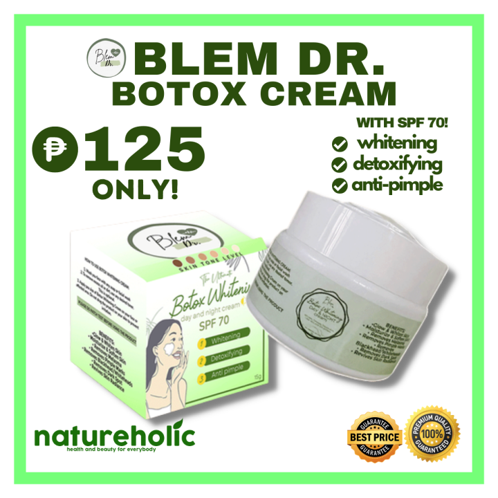 Blem Dr. BOTOX Whitening Cream 15g | Lazada PH