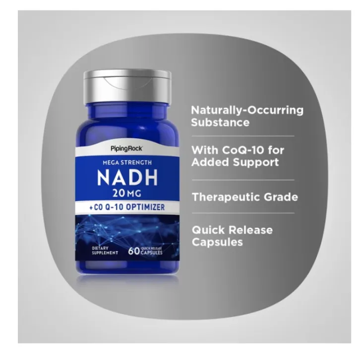 Ready Stocks Mega Strength NADH (Reduced Nicotinamide Adenine ...