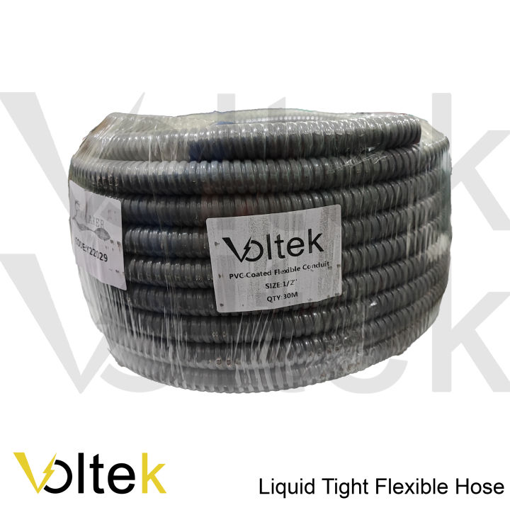 Liquid Tight Flexible Conduit Hose Size 1/2 inch, 3/4 inch, 1inch - 30 meters per roll | Lazada PH
