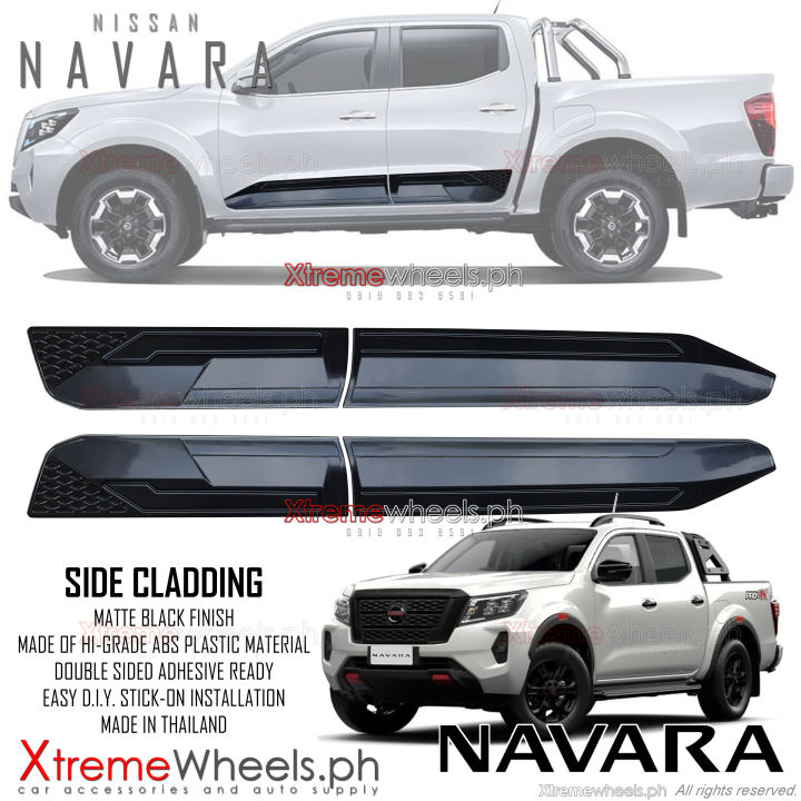 Nissan Navara 2021-2025 Navara Side moulding / Side Door Cladding ...