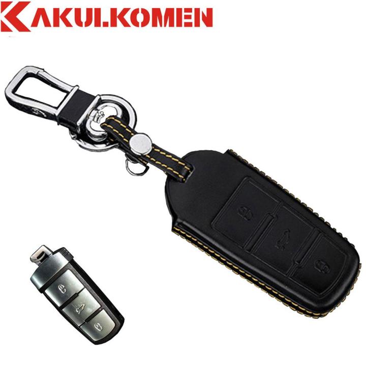Car keychain 3 Key buttons smart key Cover Case For Volkswagen VW CC ...