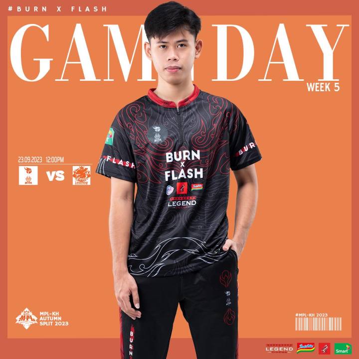 NEW jersey team BURN X FLASH/BURN/DONUT t shirt | Lazada.co.th