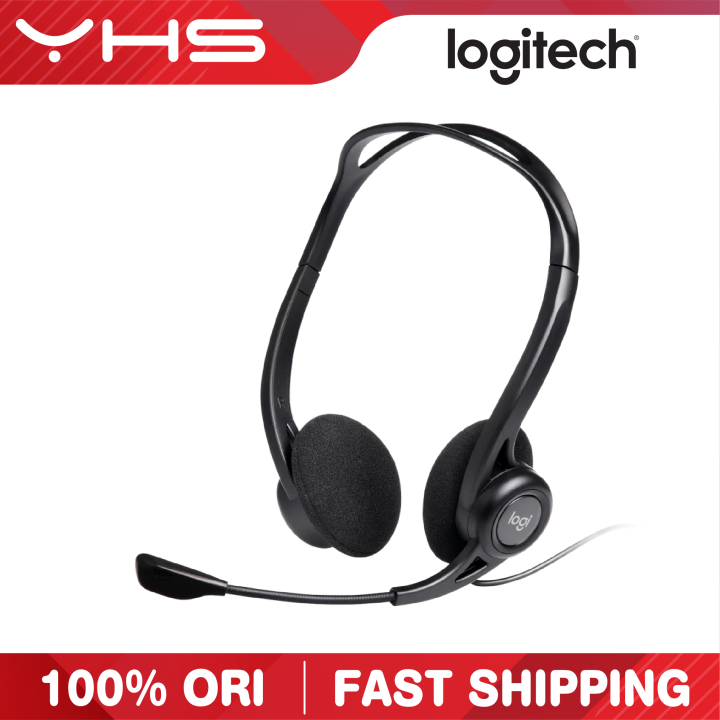 LOGITECH H340 H370 USB Computer Headset with Digital Quality Sound ...