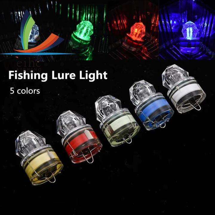 Weihe Deep Drop Underwater Lamp Diamond Shape LED Lure Flash Light ...