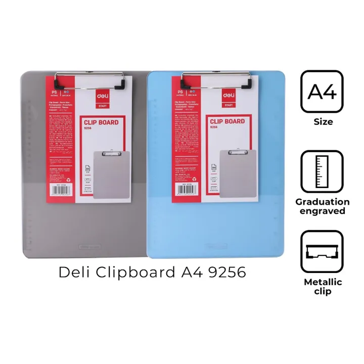 Deli Clipboard A4 9256 | Lazada PH