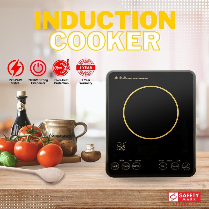 [READY STOCK] I-CHEF Induction Cooker | Lazada