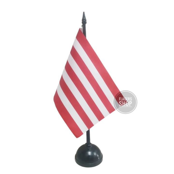 Bendera Meja Lencana Perang TNI-AL + Tiang Kayu | Lazada Indonesia