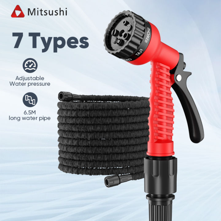 Mitsushi 100ft Garden Magic Hose 25ft/50ft/75ft/100ft (6.5m/12m/18m/24m ...
