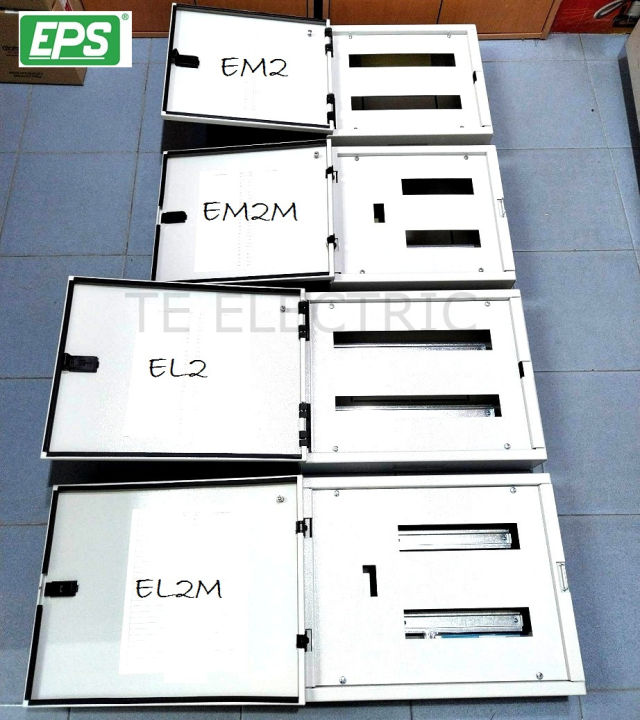EPS M SIZE TWO ROW EM2 / EM2M / EL2 / EL2M METAL CLAD DB WITH MCCB SLOT ENCLOSURE BOX BESI BOX ...