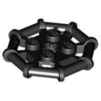 Lego part (ชิ้นส่วนเลโก้) No.75937 Plate, Modified 2 x 2 with Bar Frame ...