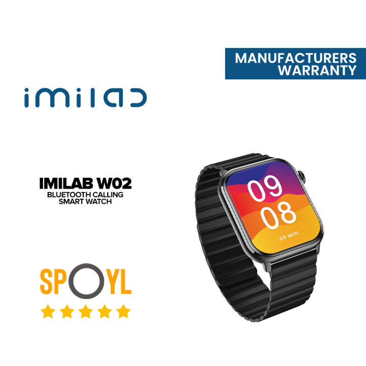 IMILAB W02 Bluetooth Calling Smart Watch - Spoyl Store | Lazada PH