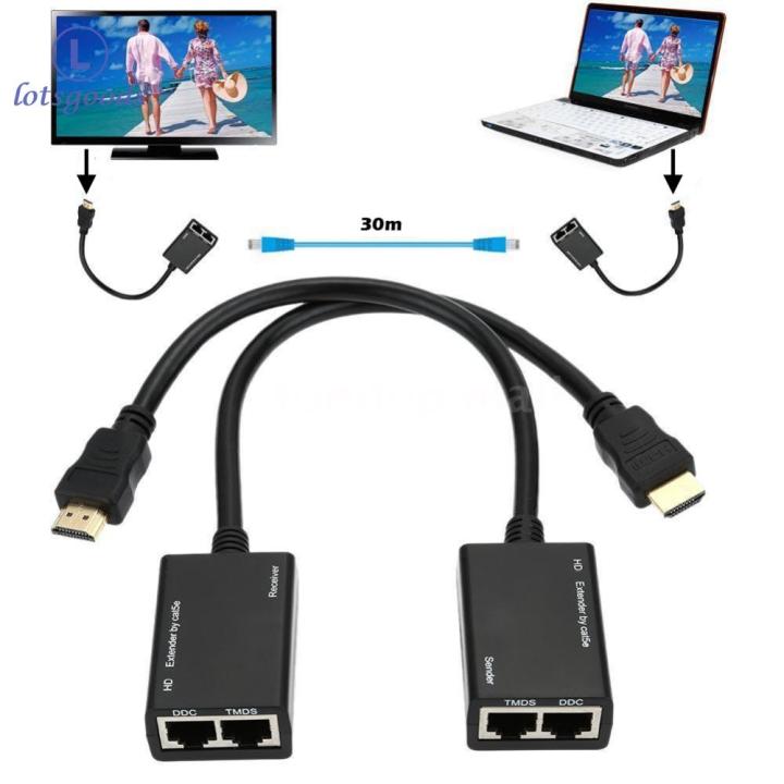 【New Arrival】HDMI-compatible Over RJ45 CAT5e CAT6 UTP LAN Ethernet ...