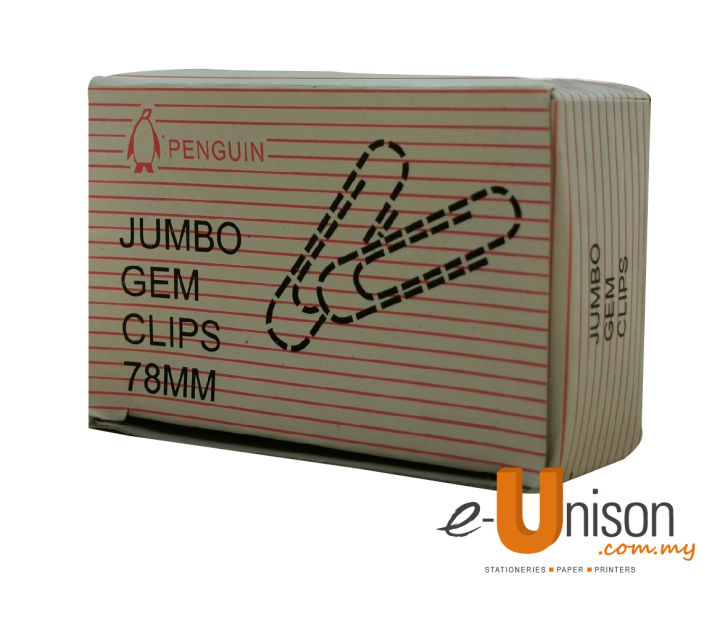 Jumbo Gem Paper Clip 78mm | Lazada