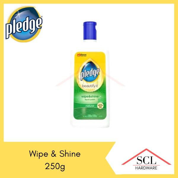 PLEDGE Wipe & Shine Liquid Polish 250ml | Lazada PH