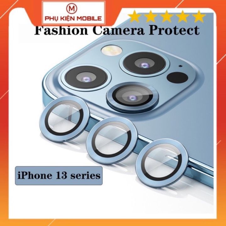 VIỀN NHÔM BẢO VỆ CAMERA ĐỦ MÀU THEO MÁY IPHONE 13MINI/13/13PRO/13PROMAX ...