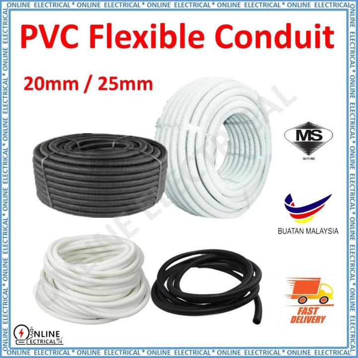 PVC FLEXIBLE CONDUIT 20MM / 25MM / 7MM / 5MM | Lazada