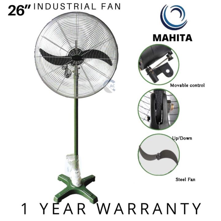 [100% HEAVY DUTY]MAHITA/DEMC KIPAS BESI KILANG 26” / INDUSTRIAL STAND ...